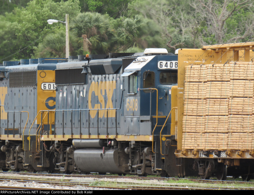 CSX 6011 CSX 6408 waiting to leave yard